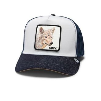 Goorin Brothers Goorin Bros Casquette de camionneur &eacute;l&eacute;gante, avec patch au motif animal, fermeture snapback, r&eacute;glable, adapt&eacute;e &agrave; la ferme, gris, taille unique