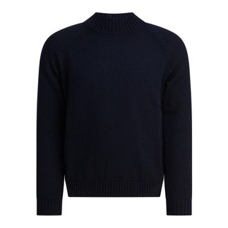 Zanone Blauer Strick f&uuml;r M&auml;nner Aw25 - - Knitwear - Herren - Blau - 3XL