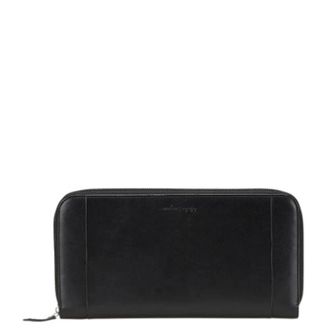 Ferragamo Portefeuille long (bi-pli) Pre-owned - Femme - Pre-owned - Noir - Taille: ONE Size