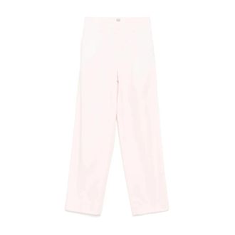 Toteme Straight Hosen - - Trousers - Damen - Rosa - XS
