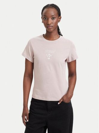 Guess T-Shirt V4YI21 KCDH1 Rosa Regular Fit