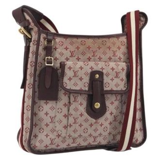 Louis Vuitton Sac bandouli&egrave;re Monogram Mini Canvas doccasion - Femme - Pre-owned - Rouge - Taille: ONE Size