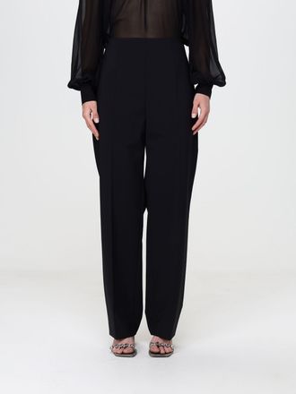 Alberta Ferretti Pantalon skinny taille haute en m&eacute;lange de laine