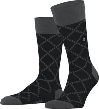 Burlington Ferry Road M So laine fantaisie 1 paire, Chaussettes Homme, Noir Black 3000, 40-46
