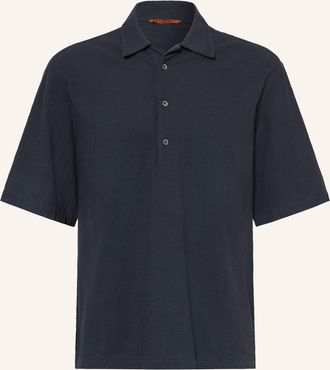 Barena Barena Venezia Kurzarm-Hemd Mola Regular Fit blau