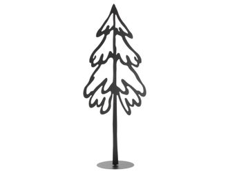 Boltze Finnley Baum mit Stand schwarz 56cm (1 St&uuml;ck)