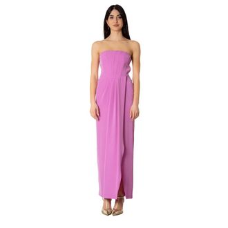 Simona Corsellini Robe &eacute;l&eacute;gante - Femme - Robes - Rose - Taille: 42 FR
