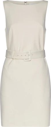 Silvian Heach Femme, Robes, Beige, Taille: 42 FR Robe sans manches avec ceinture coordonn&eacute;e