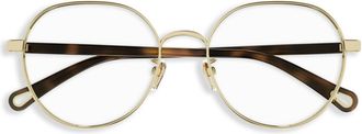 Chloé Brille mit rundem Gestell - Gold
