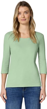 Street One Basic T-Shirt mit 3/4 Arm Pale Mint Green 42