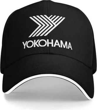 Generic Casquette Homme, Casquettes d&eacute;contract&eacute;es, Casquette Hip-hop Yokohama Casquette de Baseball, Casquette de Routier Ajustable sur Mesure pour Hommes et 