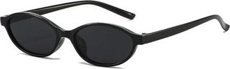 Generic Lunettes De Soleil Ville À Petite Monture For Hommes Et Femmes(Black)