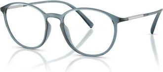 Giorgio Armani Homme, Accessoires, Bleu, Taille: 50 MM Oval Optical Frame