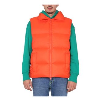 Msgm &Auml;rmellose Daunenjacke - - Jackets - Herren - Orange - M