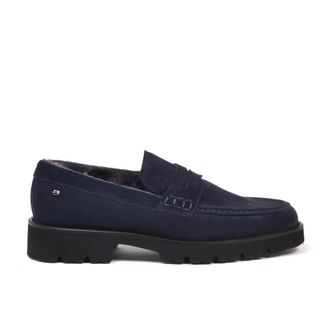 Baldinini Wildleder Loafer - - Shoes - Herren - Blau - 42 EU