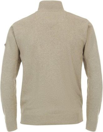 Redmond Troyer REDMOND Casual Herren Strick-Troyer Comfort Baumwolle Beige
