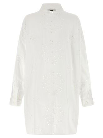 Herno Womens White Cotton Blouse