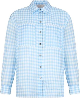 Liu Jo Femme, Blouses et Chemises, Multicolore, Taille: 46 FR Chemise Vichy