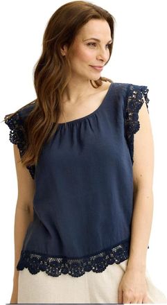 In Front IN Front, Femme, Blouses et Chemises, Bleu, Taille: 38 FR Blouses