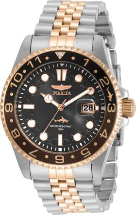 Invicta Pro Diver 30626 Herren Uhr - Quartz Bewegung - Edelstahl mit Schwarzem Zifferblatt - 43 mm