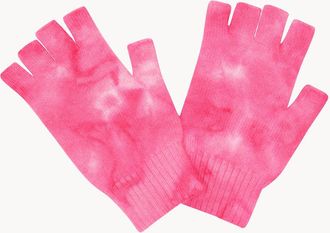 Kujten Mitaines cachemire courtes tie & dye, 4 fils - Mitaines Kappa Bleach