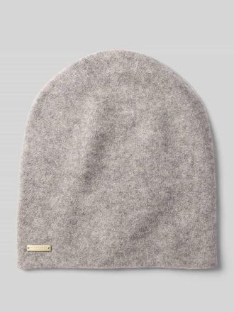 Seeberger Doppelt gestrickte Beanie aus reinem Kaschmir