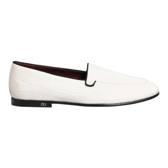 Dolce & Gabbana Loafers Dress Schuhe - - Shoes - Herren - Wei&szlig; - 41 EU