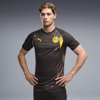 Puma Maillot d&eacute;chauffement Borussia Dortmund Homme, Accessoires, Noir, 3XL