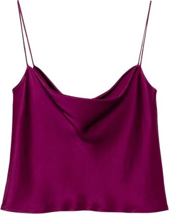 Sally Lapointe robe mi-longue à détails de plumes - Violet