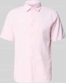 Mc Neal Regular Fit Freizeithemd aus Leinen-Baumwoll-Mix