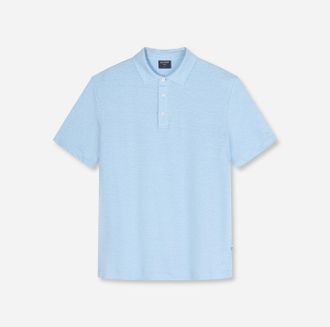 Olymp Poloshirt aus hochwertigem Leinen, unifarben