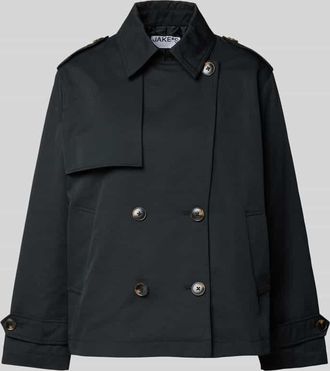 Jake*s Casual Trenchcoat mit Leistentaschen