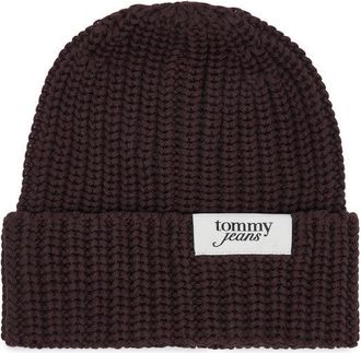 Tommy Hilfiger M&uuml;tze Script AW0AW18972 Dunkelbraun