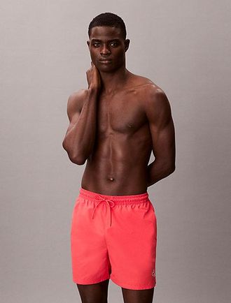 Calvin Klein Short de bain mi-long avec cordon de serrage - CK Monogram