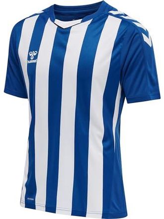 Hummel Hmlcore Xk T-Shirt en Jersey ray&eacute; S/S pour Homme, Bleu, XXL, Bleu, XXL