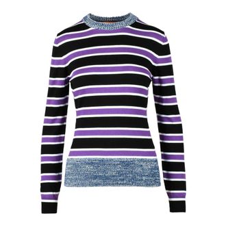 Colville Baumwoll-Wollmischstrickpullover - - Knitwear - Damen - Mehrfarbig - L