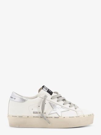 Golden Goose Hi-Star leather sneakers with iconic side logo - GOLDEN GOOSE DELUXE BRAND - gender_Woman