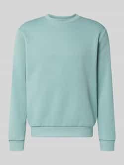 Jack & Jones Sweatshirt mit gerippten Abschl&uuml;ssen Modell BRADLEY