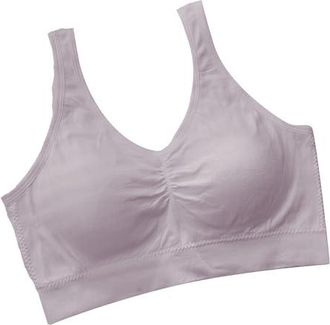 Generic Lot de 2 soutiens-gorge Raus Land en latex avec bonnets fixes de grande taille, doux et doux pour la peau, confortables pour le corps., Rose, A