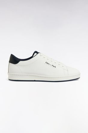 Eden Park Baskets Basses En Cuir Blanches