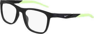 Nike unisex, Accessoires, Noir, Taille: 53 MM Monture Lunettes Noir Mat