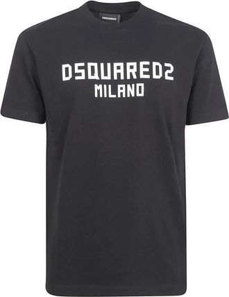 Dsquared2 Homme, Tops, Noir, Taille: L Milano Cool Fit T-Shirt
