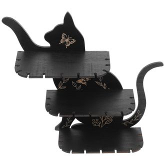 BESPORTBLE Wandregal mit Katzenform als Dekorativer Organizer f&uuml;r Spirituelle Gegenst&auml;nde und Kristalle Vielseitiges Regal f&uuml;r Wohnzimmer und T&uuml;rdekoration 1 St&uuml;