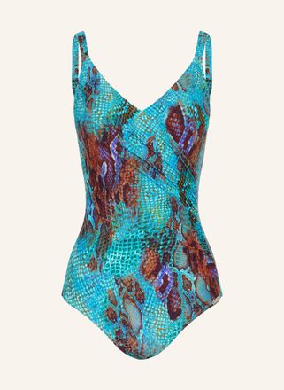 Charmline Charmline Shape-Badeanzug Aquatic Reptile blau
