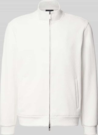 Emporio Armani Sweatjacke mit Stehkragen und Zweiwege-Rei&szlig;verschluss