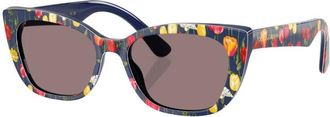 Dolce & Gabbana Femme, Accessoires, Multicolore, Taille: 49 MM Lunettes de soleil Cat-Eye