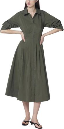 SIMKHAI Femme, Robes, Vert, Taille: 40 FR Shirt Robes