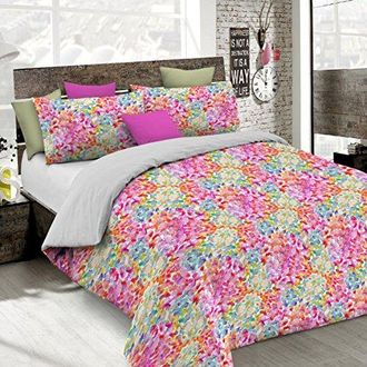 Italian Bed Linen Fantasy Bettbezug, Spring, Kleine doppelte