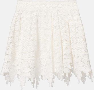 Isabel Marant Minirock Hanta aus Baumwollspitze