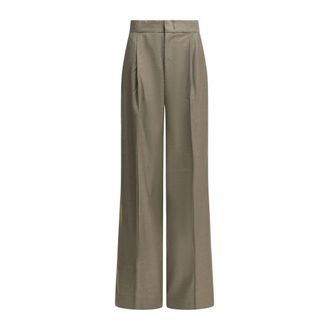 SA SU PHI Bogart Plisse-Hose mit weitem Bein - - Trousers - Damen - Braun - XS